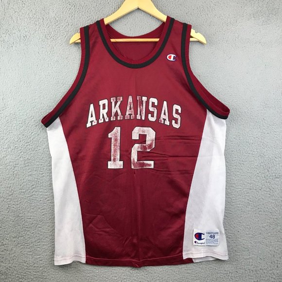 Champion | Shirts | Vintage Arkansas Razorbacks Ncaa Basketball Jersey ...